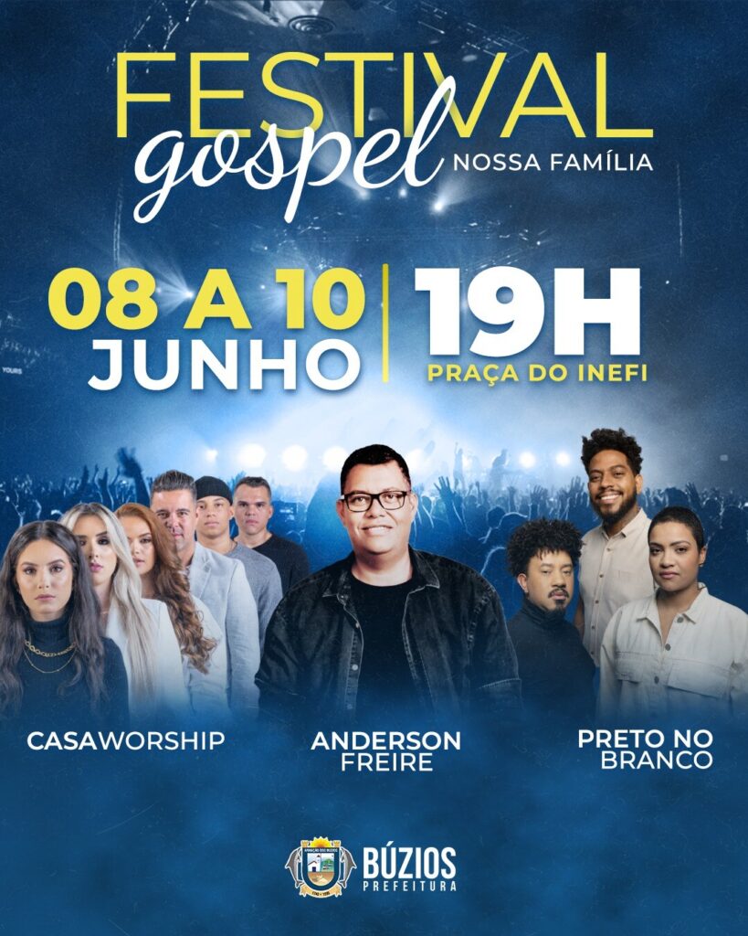 Festival Gospel de Búzios será realizado no feriadão de Corpus Christi ...